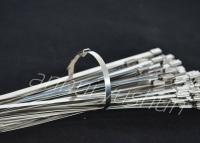 China 4.5x350mm Stainless Steel Cable Tie 304 Reusable Metal Zip Wire for Binding for sale