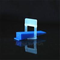 China YUSHUN Tile Leveling System Wedge Spacers 1mm 2mm for Wall and Floor Lippage Free for sale