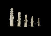 China Nylon Plastic Wall Plug Screw 7x35mm Self Tapping Anchor for Drywall Concrete for sale