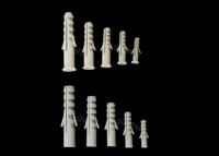 China Plastic Wall Anchor Plug Screw 10x32mm 100pcs per Bag Durable Fastener for sale