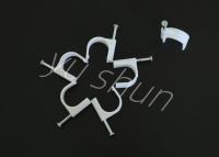 China High Flexibility Plastic Cable Clips 4mm-25mm for Indoor Outdoor Cable Management for sale