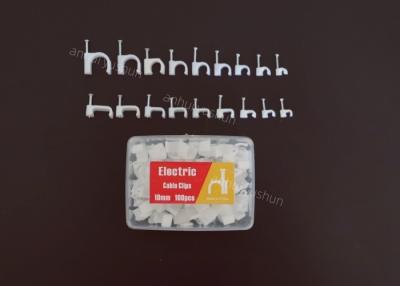 中国 4mm-14mmの正方形ナイロン プラスチック ワイヤー クリップは白い灰色の黒を締め金で止める 販売のため