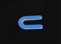 China U Shape Plastic Window Packers 1.5mm 10mm Durable Window Installers for Yellow Windows for sale