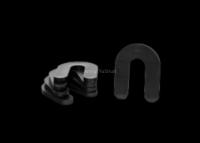China U Shape Plastic Window Packers 1.5mm 10mm Durable Window Installers for Yellow Windows for sale