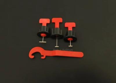 China Plastic Tile Leveling System 1.5mm T type clips for Construction and Floor Installation for sale