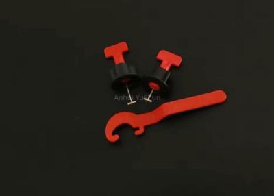 China 1.5mm Pp Floor Tile Leveler Spacers To Locate And Leave Seams Tile Red Color for sale