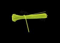 China Clear Nylon 66 Self Locking Cable Ties 100mm 2.5mm Width 18lb Tensile Strength for sale