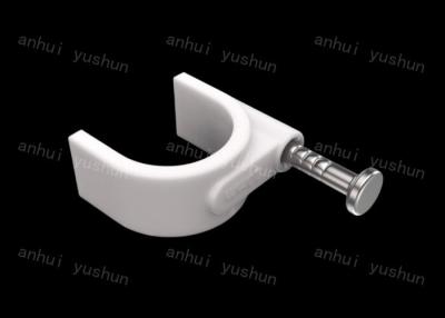 Cina 4 mm - 25 mm clip di cavi in plastica piatta per organizzazione ordinata dei cavi in vendita