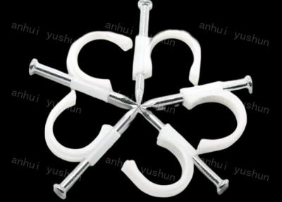 Cina 4mm-25mm di diametro clip di cavi in plastica - circolare o piatto - facile gestione del cavo in vendita