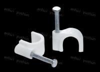 China Circle Or Flat Plastic Cable Clips The Ultimate Cable Management Solution for sale