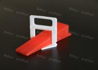 China YS Plastic Tile Leveling Clips and Wedges 2.5mm to 7mm White for Accurate Tile Alignment for sale