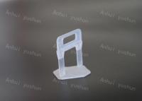 China YS Plastic Tile Leveling Clips and Wedges 2.5mm to 7mm White for Accurate Tile Alignment for sale