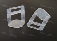 China YS 2.0mm Floor Tile Leveling System 100pcs Bag PP PE Tile Spacer Clips for Ceramic Flooring Installation for sale