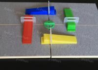 China YS Plastic Tile Leveling Clips and Wedges 2.5mm to 7mm White for Accurate Tile Alignment for sale