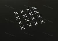 China Plastic Tile Spacers 3mm Width 1000pcs per Bag for Professional Floor Tile Installation for sale