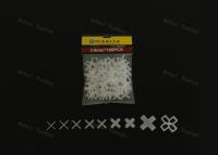 China Square Plastic Tile Spacers 3mm for Floor Installation 27mm Length 3g Each for sale