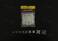 China Plastic Tile Spacers 27mm Length 3mm Thickness for Floor Tile Alignment for sale