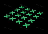 China Plastic Tile Spacers 27mm Length 3mm Thickness for Floor Tile Alignment for sale