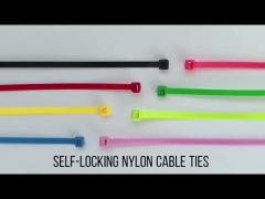 All sizes self locking colorful nylon cable tie use for bounding wires