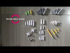 M12 Polyamid Nylon Plastic Wall Plug Screw