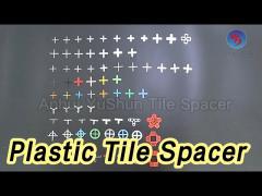 Ceramic Cross Plastic Tile Spacer PE PP Self Levelling Good Tension For Wall