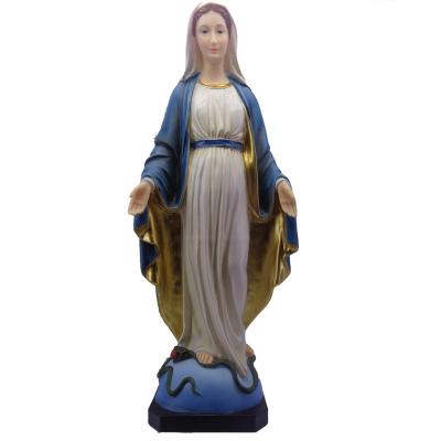 China indoor table decoration high quality polyresin virgin mary statue for sale