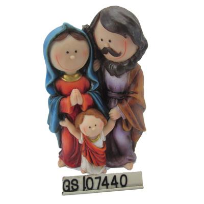 China 8'' Holy Family Jesus Mary Joseph Religious Figurine Decoration for sale