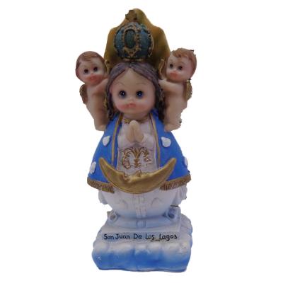China hot selling resin Mexico virgin mary with angel for sale