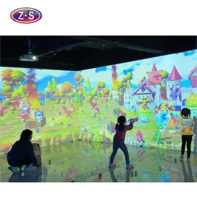 China Big Screen Interactive Wall Games Projector Interactive Wall For Digital Playground for sale