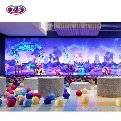 China Big Screen Interactive Wall Games Projector Interactive Wall For Digital Playground for sale