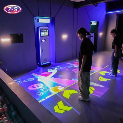 China 48 In 1 Mobile Sports Station Interactive Floor Game With Real Time Data for sale