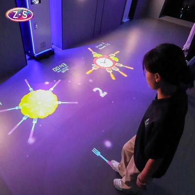 China 4000 Lumen Projector Floor Game 1920*1200 Interactive Floor Projection System for sale