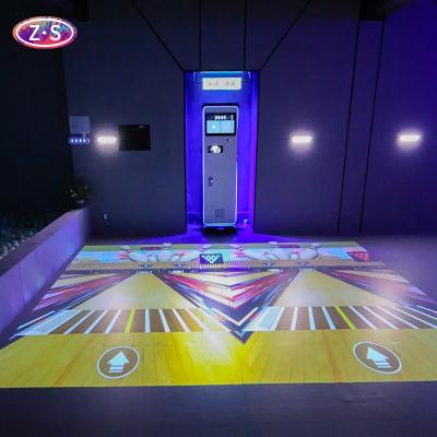 China Movable Design Interactive Sports Projection Game With Wheels For Schools for sale