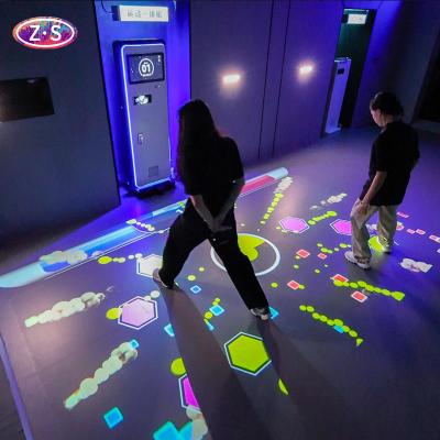 China Training Centers AR Floor Game Real Time Interactive Projection Equipment for sale
