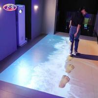 China Interactive Floor Projection System 4000 Lumens 1920x1200 for Entertainment Spaces for sale