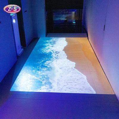 China 4000lm Projector Games On The Floor Interactive Games For Education Centers for sale