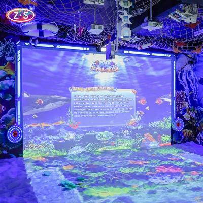 China Interactive Games Joyful Beach Projection System For Large Area Coverage for sale