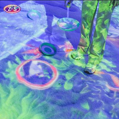 China Joyful Beach Projection Game With Encyclopedia Knowledge For Child Learning for sale