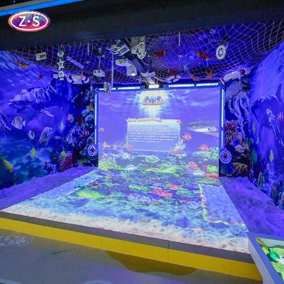China Joyful Beach Projection Game Multiplayer Collaboration For Kids Teamwork for sale
