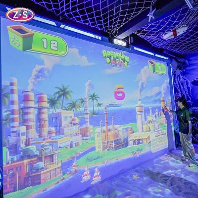 China Beach Interactive Games Wall And Floor Projection For Immersive Marine Play for sale