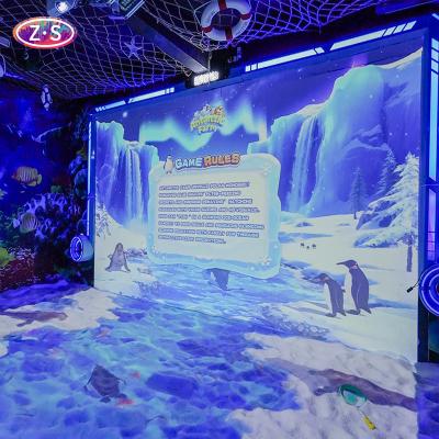 China Interactive Projection Games Ar Joyful Beach Indoor Multi-sensory Learning Experiences for sale
