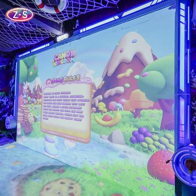 China Joyful Beach Projection Game With Encyclopedia Knowledge For Child Learning for sale