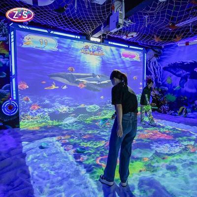 China Interactive Joyful Beach Projection Game Vivid Graphics For Immersive Play for sale