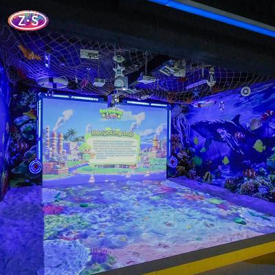 China Interactive Projection Games Ar Joyful Beach Indoor Multi-sensory Learning Experiences for sale