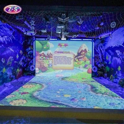 China Interactive Projection Games Ar Joyful Beach Indoor Multi-sensory Learning Experiences for sale