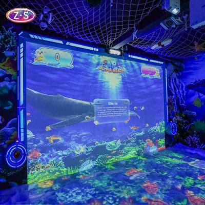 China Laser Projector Light Source Beach Projection Interactive Game For Attractions for sale