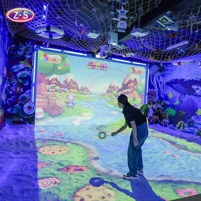 China Multiple Scenarios Interactive Projection Game Magical Beach Effects For Enhanced Play for sale