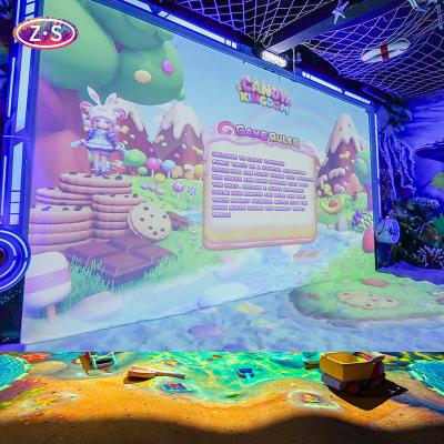 China Interactive Wall Projection AR Joyful Beach Game For Indoor Playground for sale