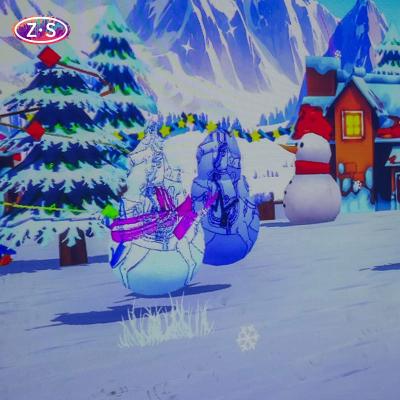 China 3D Visualization AR Interactive Games 3800lm Portable Interactive Painting Wall Display for sale