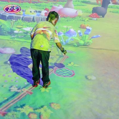 China Multiplayer Collaboration Interactive Floor Wall Joyful Beach Displays Solution for sale
